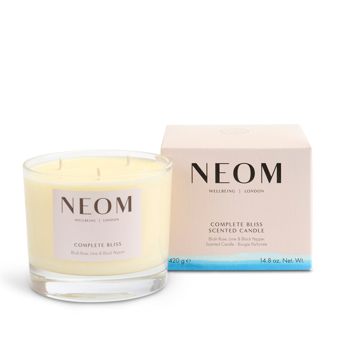 NEOM Complete Bliss Scented Candle (3 Wicks) Buy Online Today | Face ...